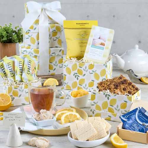 Mom Tea Time Hamper - Tea Gift Baskets USA